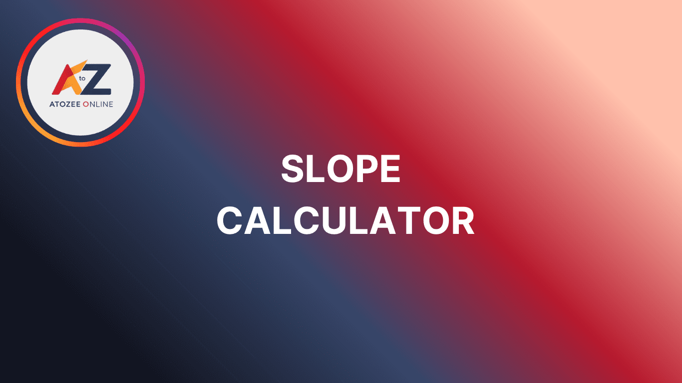 Slope Calculator
